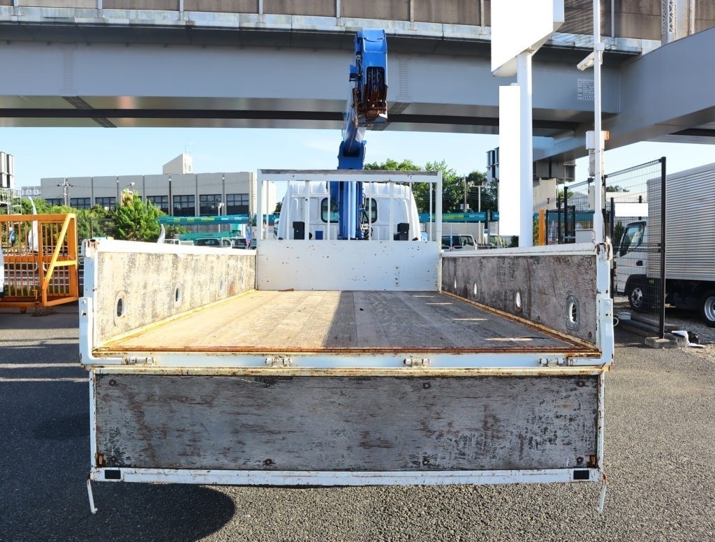 【PZC-6356】H23.8日野のデュトロ 3t標準ロングタダノ製4段クレーン 2.63t吊り ラジコン フックイン 高床｜中古トラックならゲットラック