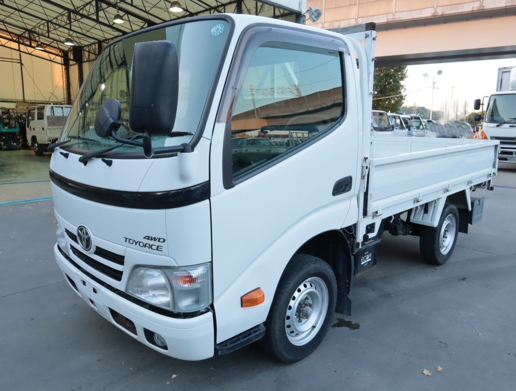 【PZH-4962】H28.9トヨタのトヨエース 1.25t標準ショート平ボデー 全低床 4WD｜中古トラックならゲットラック