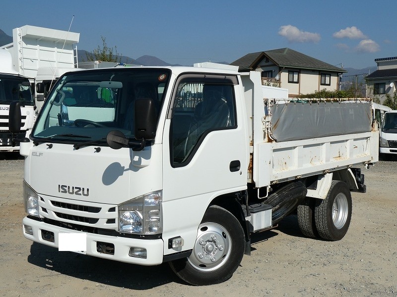 【QD-7270】H27.6いすゞのエルフ 3tダンプ 高床｜中古トラックならゲットラック