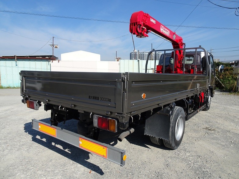 【PC-1411】H18.5日産のアトラス 3tワイド超ロングユニック製4段クレーン 2.93t吊り ラジコン フックイン｜中古トラックならゲットラック