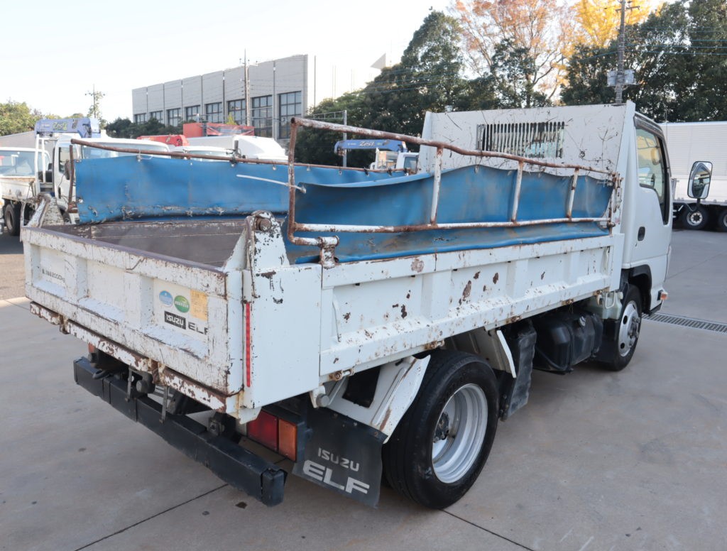 【PZD-0093】H29.9いすゞのエルフ 2tダンプ 3方開 全低床 4WD｜中古トラックならゲットラック