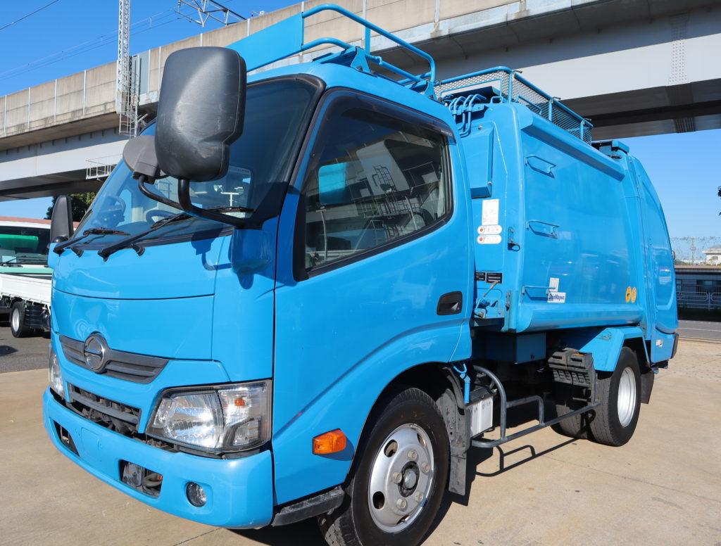 【PZP-5638】H29.3日野のデュトロ 2.3tパッカー車（プレス式） 4.3立米｜中古トラックならゲットラック