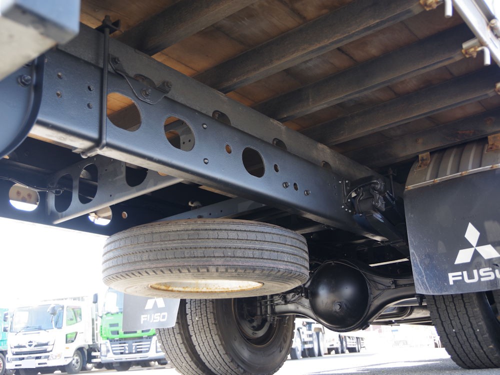 【FH-0780】H28.7三菱のファイター 4tワイド平ボデー アルミブロック 5方開 ベッド付｜中古トラックならゲットラック