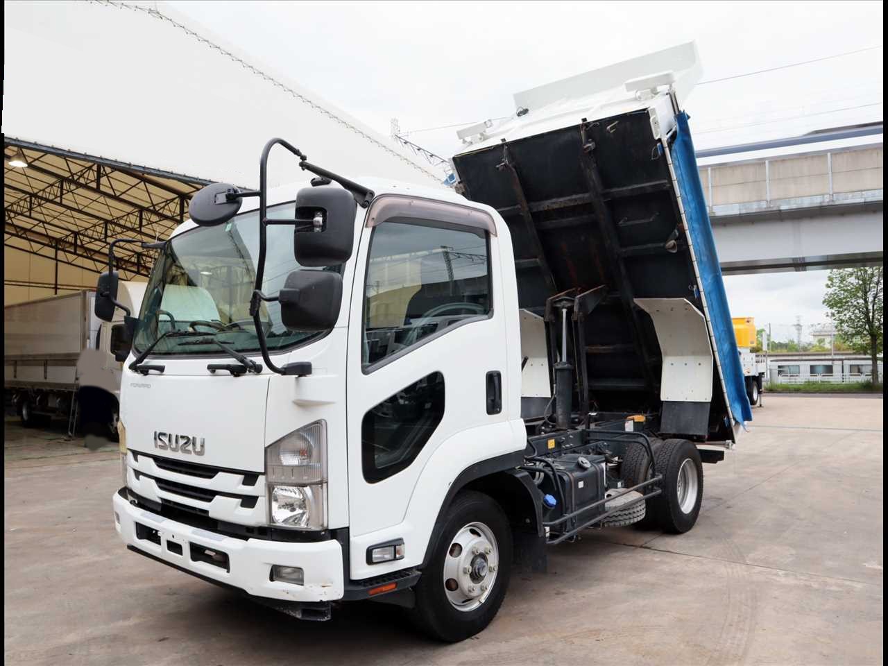 【PZD-5893】H30.2いすゞのフォワード 4tダンプ ベッドレス｜中古トラックならゲットラック