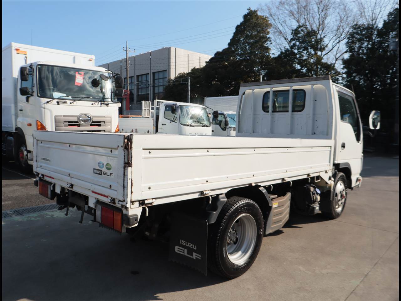 【PZH-0274】R1.12いすゞのエルフ 1.55t標準ショート平ボデー 全低床 4WD｜中古トラックならゲットラック